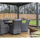 Modern Home 10'x10' Aluminum Louvered Outdoor Pergola - Adjustable ...