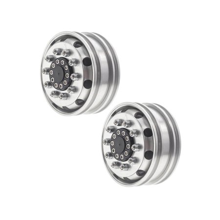 RC Alloy Wheel Hub for 1:14 RC Cargo Car rock accessories Mini Wheel ...
