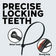 BEST CONNECTIONS Cable Ties with Metal Tooth Stainless Steel 8" Length ...