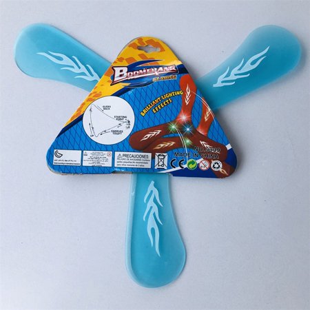 SHTKUYING Outdoor Glowing Triangle Boomerang, Boomerang Kids Glowing ...