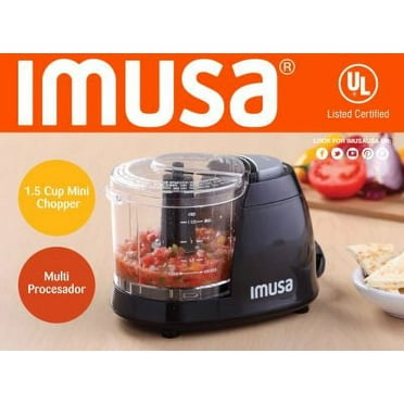 Mainstays 1.5 Cup, One-Touch Pulse , Mini Food Chopper, Black - Walmart.com