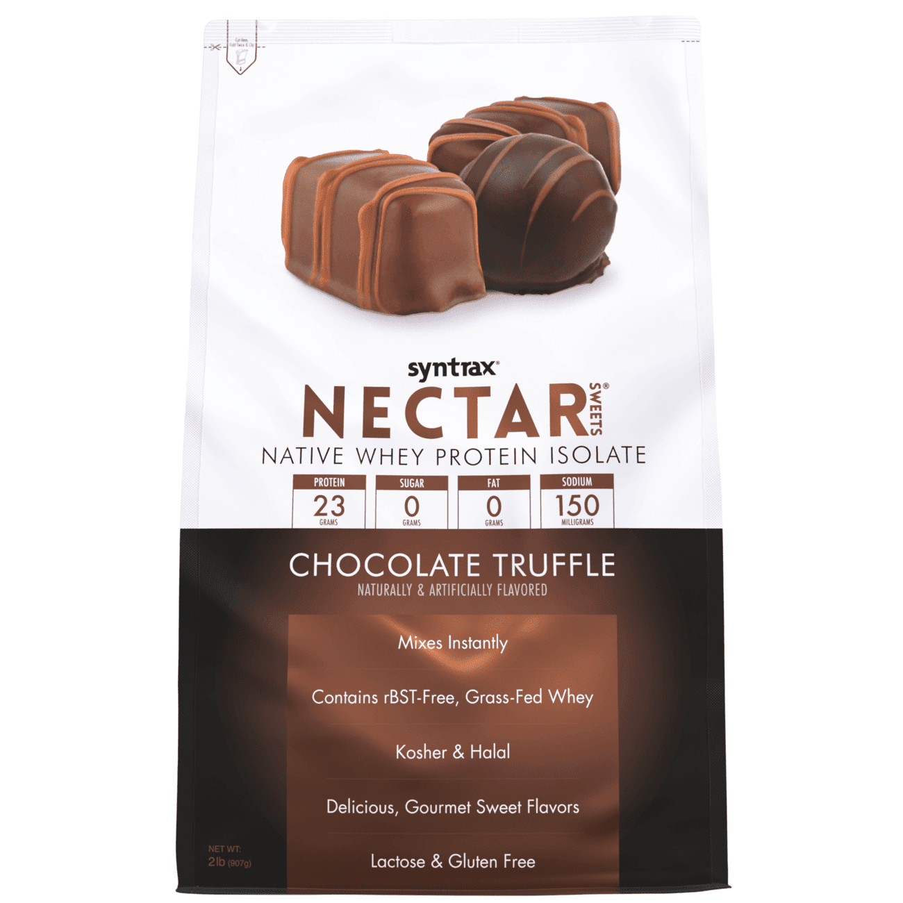 Syntrax Nectar Sweets 2lb Protein Powder - Chocolate Truffle - Walmart.com