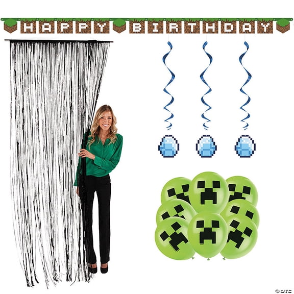 Minecraft Party Table Decorating Kit, 23pcs - Walmart.com