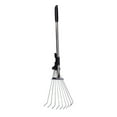 Adjustable Garden Leaf Rake for Weed and Grass Clean Up - Walmart.com
