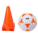 POOF Pro Gold Soccer Ball and Cone Set - Walmart.com