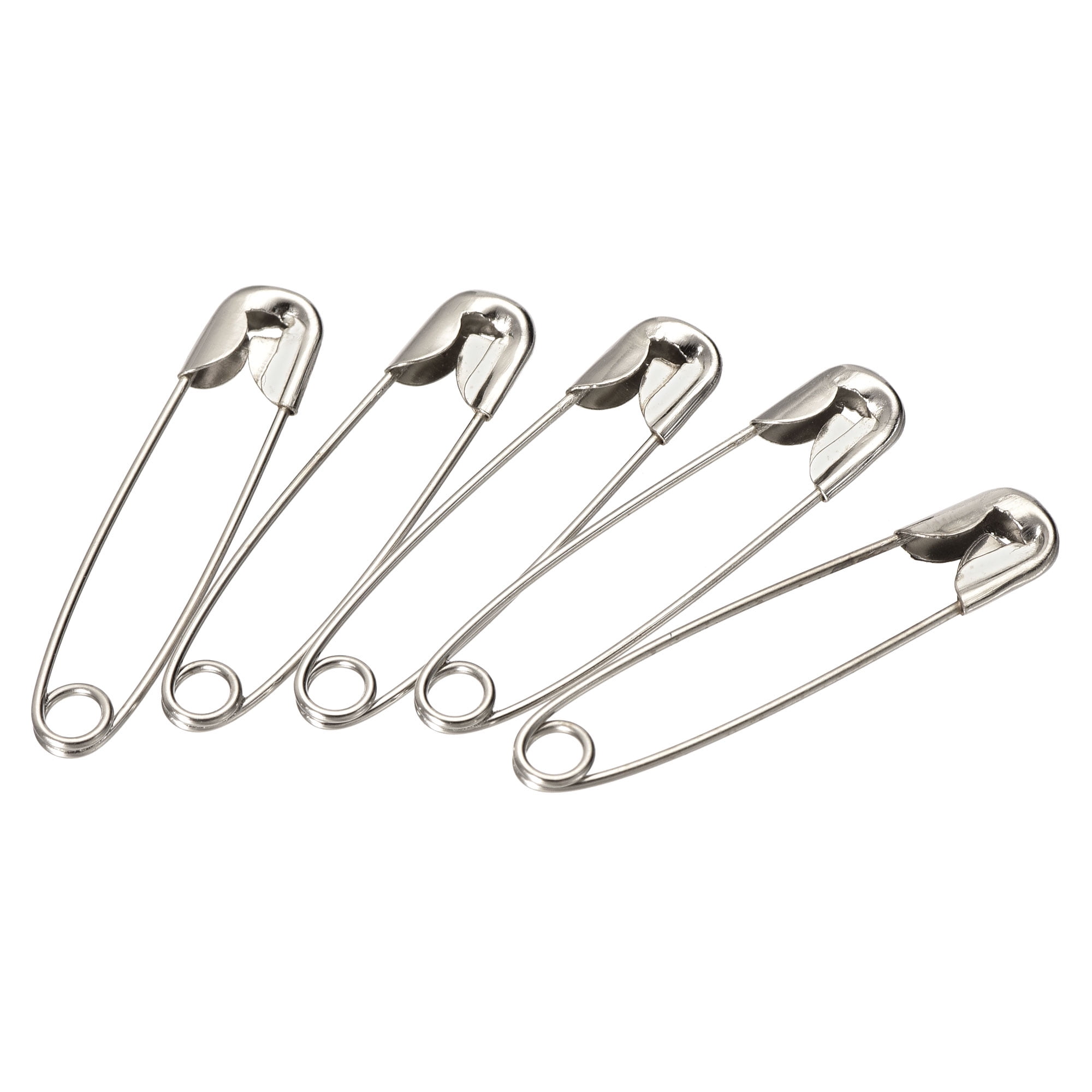 Click here for Unique Bargains Silver Tone Metal Safety Pins For... prices