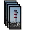 24x27 Black Picture Frame for Puzzles Posters Photos or Artwork, Set of ...