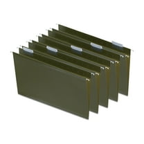 Staples Standard Green Legal-Size Hanging File Folders, 25/Box ...