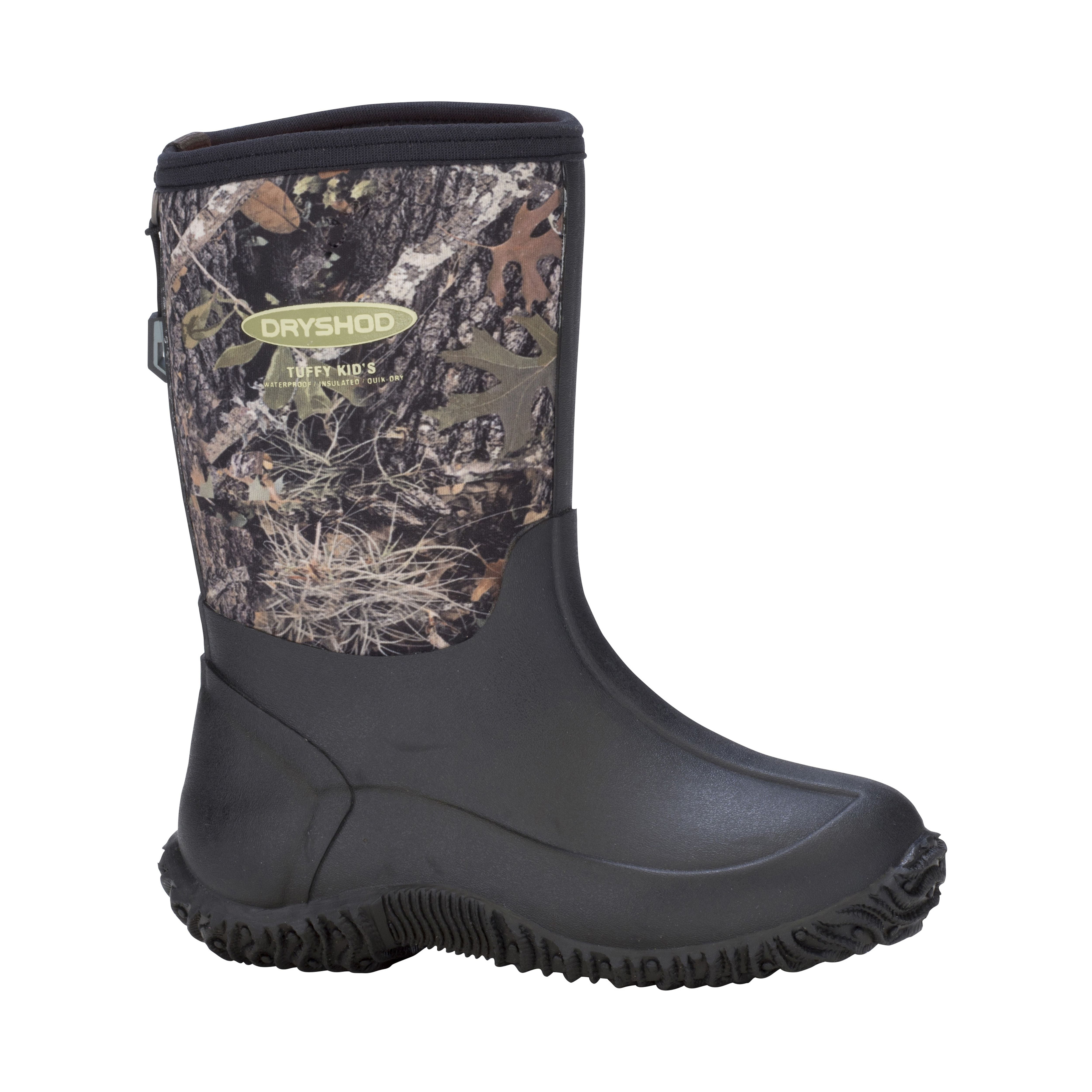 Dryshod Boys "Tuffy" Kid's Mid/Hi Cut Camo/Timber Boot in Size Youth 04 ...