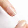 Long Fake Nails Clear Acrylic Nails Coffin Shaped Ballerina Nails