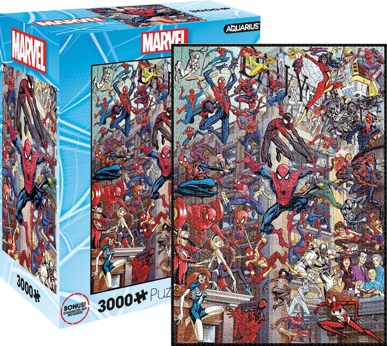 Marvel Spider-Man Heroes 3000 Piece Jigsaw Puzzle - Walmart.com