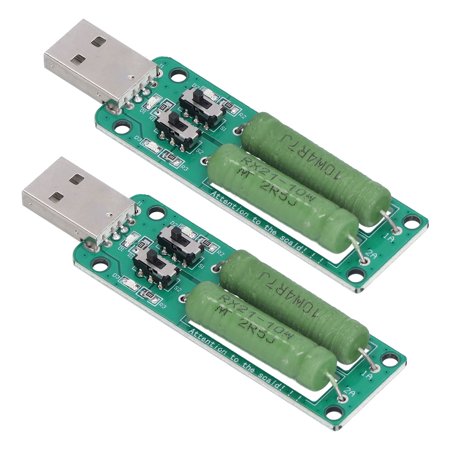 Tbest Tester Module,USB Load Tester,2Pcs USB Load Tester Adjustable ...