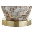 Jocelyn 28" Seashell LED Table Lamp, Natural - Walmart.com