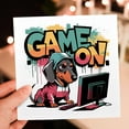 3drose, Funny Cool Dachshund Dog Gamer Playing Video Games Game on ...
