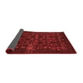 Ahgly Company Indoor Rectangle Abstract Red Modern Area Rugs, 8' x 12 ...