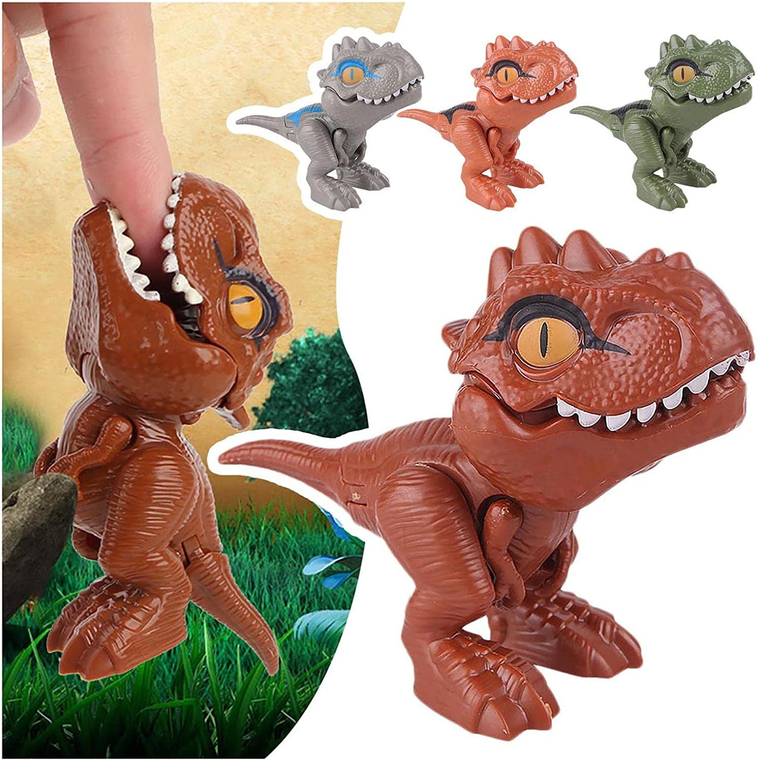 Novedad Interactivo Morder Mano Tyrannosaurus Gags Juguete Juegos ...