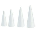 Lierteer Styrofoam Foam Cones Polystyrene for Crafts DIY Painting ...