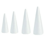 Lierteer Styrofoam Foam Cones Polystyrene for Crafts DIY Painting ...