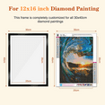 Fbasport 4 Pack Diamond Painting Frames,12x16 Inch/30x40cm Diamond Art ...