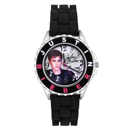 Justin Bieber Sport Watch, Black - Walmart.com