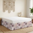 Bohemian Flower Patchwork Bed Skirt Bed Skirts King Size 18 Inch Drop ...