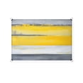 Abstract Gray Yellow Sun Shade Sail 6.5'X10' Strip Geometric UV Block ...
