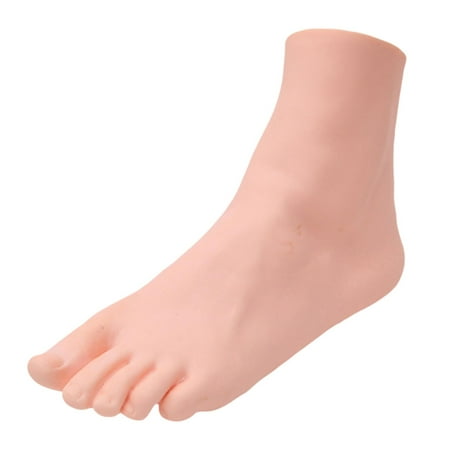 Lifesize Female Foot Sock Display Fake Manicure Movie Props Left Foot ...