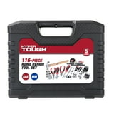 Hyper Tough 116 Piece Home Repair Tool Set Including Carry Case ...