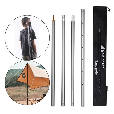 Tent Poles Canopy Spare Parts Adjustable Telescoping Shelter Solid ...
