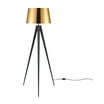 Euro Style Munich Arched Floor Lamp - Modern Chrome Design - Walmart.com