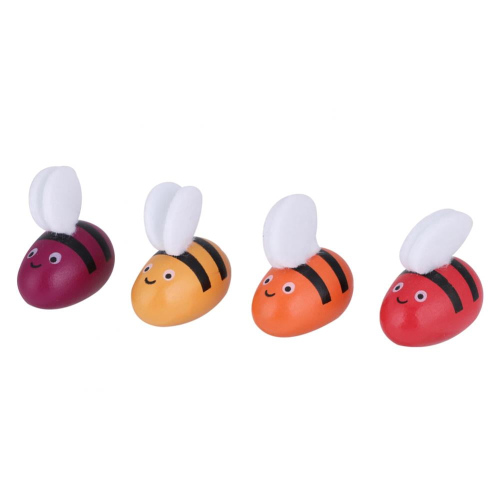 Yosoo Fun Bee Picking Toy Kids Hand Grasping Training Wooden Games Tool ...
