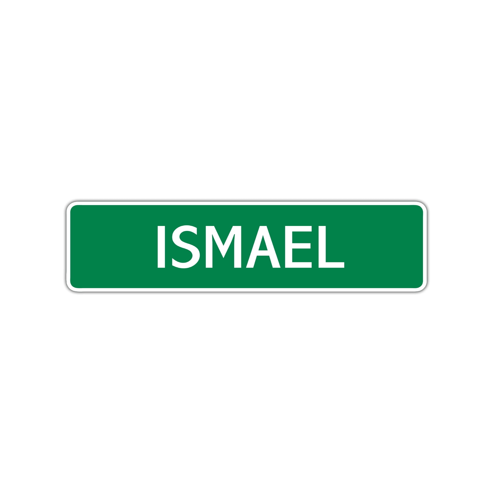 Ismael Boys Children Name Letter Printed Label Indoor Outdoor Wall ...