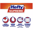 Hefty Supreme Foam Containers, Hinged Lid, 3-Compartment, 125 ct, Soak ...