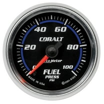 AUTO METER 6163 2IN FUEL PRESS, 0-100 PSI FSE, COBALT - Walmart.com
