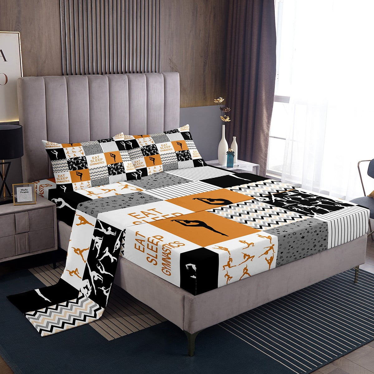 Click here for Erosebridal Gymnastics Lover Bed Sheets Set Full S... prices