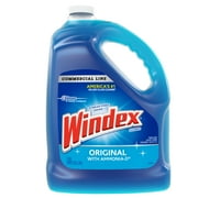 Windex Commercial Line Glass Cleaner Refill, Blue Original, 128 fl oz ...
