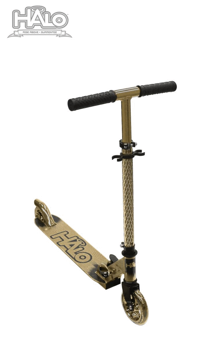 HALO Candy Chrome Scooter - Gold - Walmart.com