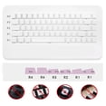 Blank 68 Key White Keycap Set In Original Height PBT Keycaps For ...