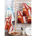 Cartoon House Kitchen Dish Towels for Drying Dishes Set of 2, Funny ...