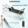 Syedee Foldable Pilates Reformer Machine, Home & Gym Exercise Equipment ...