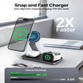 Chargers Phone Charging Station: 3 in 1 Chargers Stand Multiple Devices ...