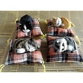 NWJ Realistic Artificial Fur Cat - Adorable Calico, Black, and Sleeping ...