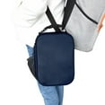 Your Zone Reusable Insulated Lunch Bag with Handle and Side Mesh Bottle ...