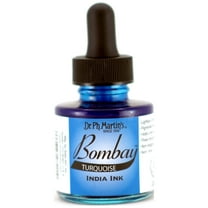Dr. Ph. Martin's Bombay India Ink Calligraphy Set, 1.0 Oz., Black with ...