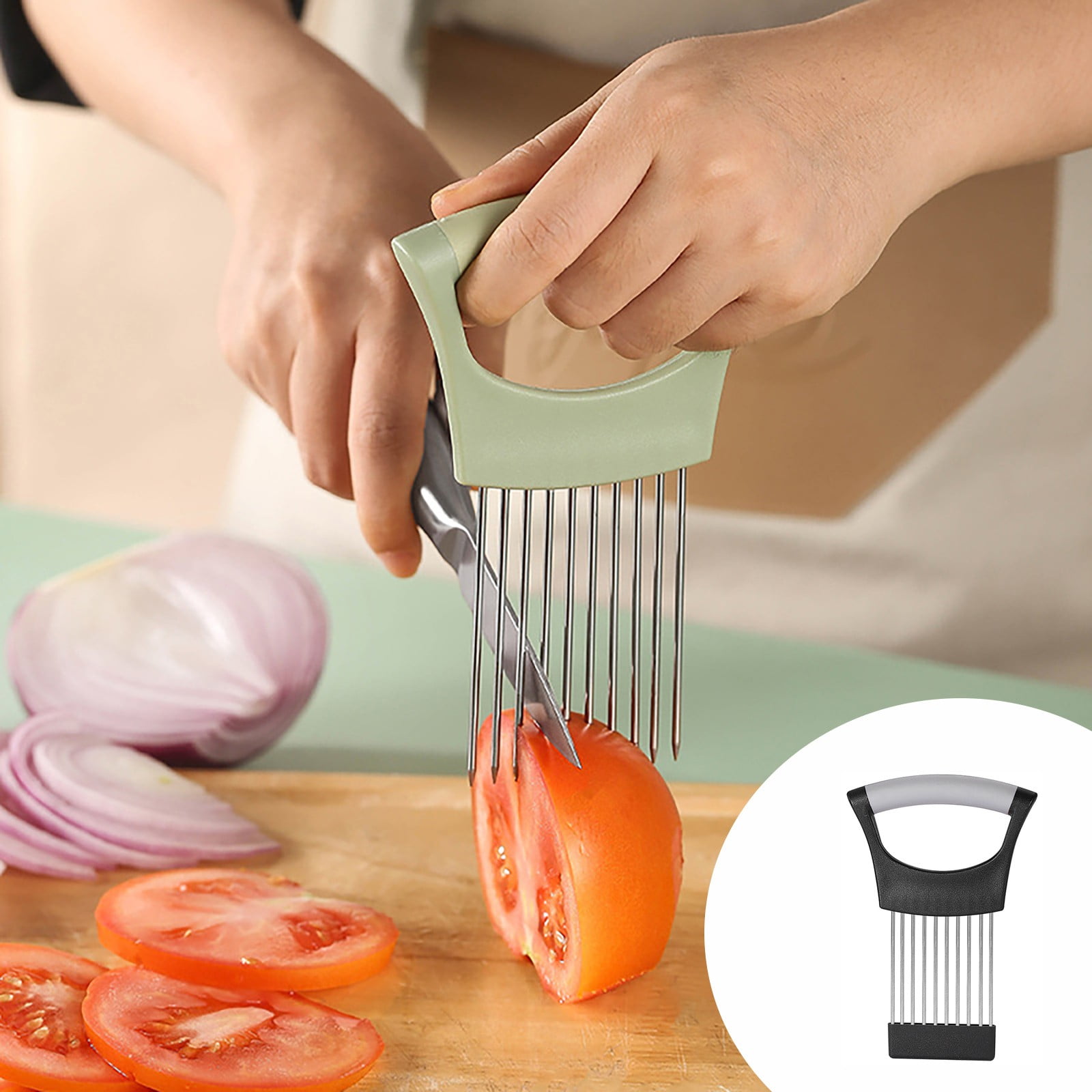 Boreal Craft Stainless Steel Slicer Steak & Meat Pounder Onion Slicer ...