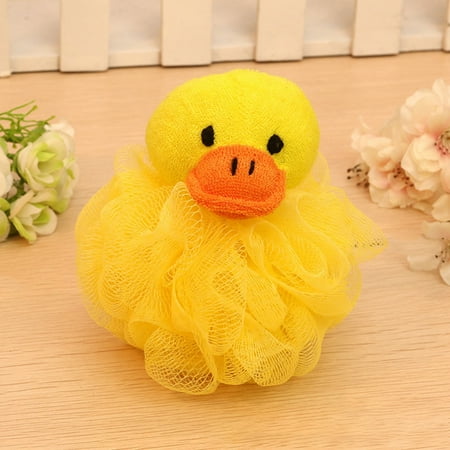 Cute Animal Bath Sponge Shower Loofahs Mesh Balls Body Scrubber Spa ...