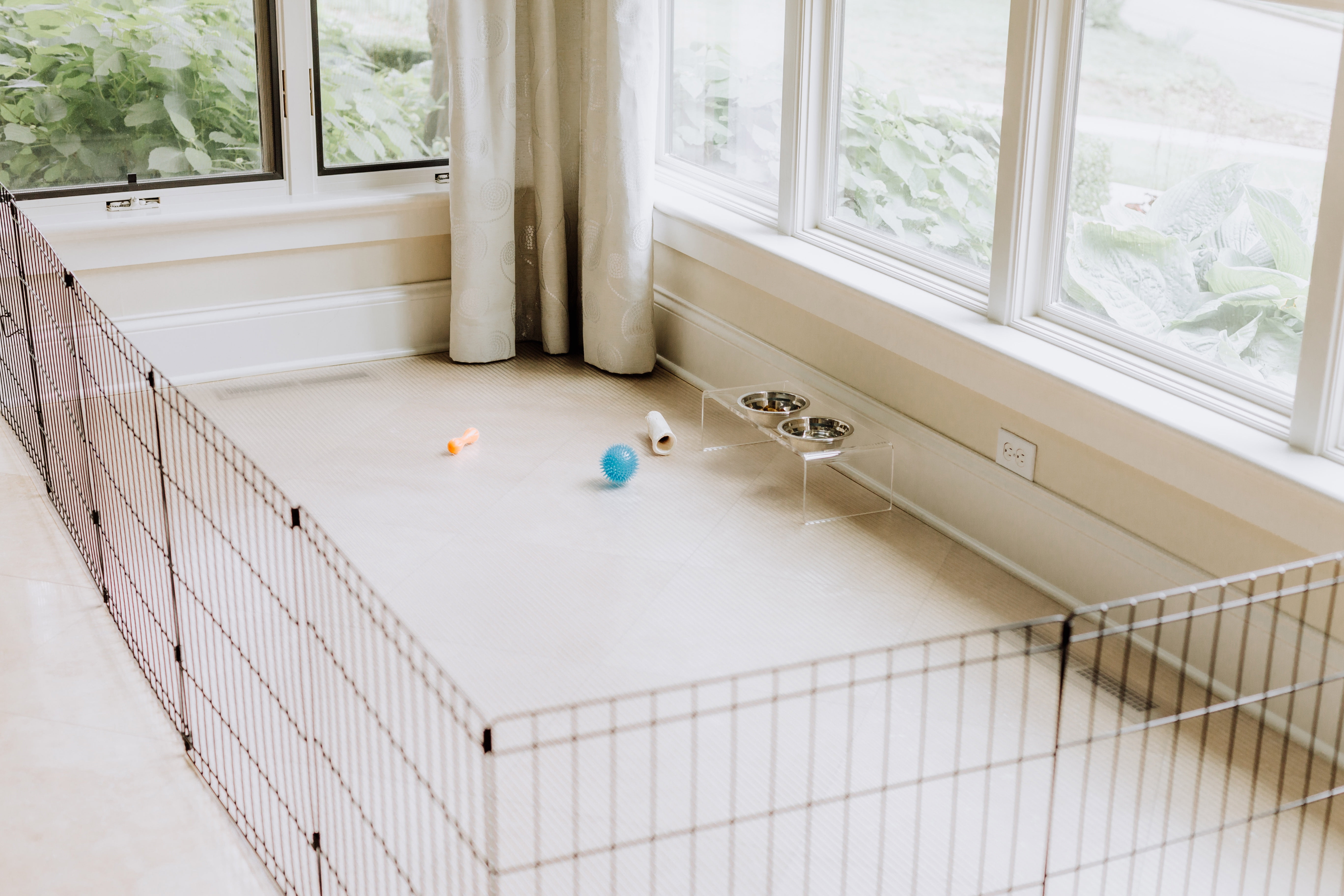 G-Floor 5' x 10' Polyvinyl Ribbed Pet Friendly Carpet Protector - Clear ...