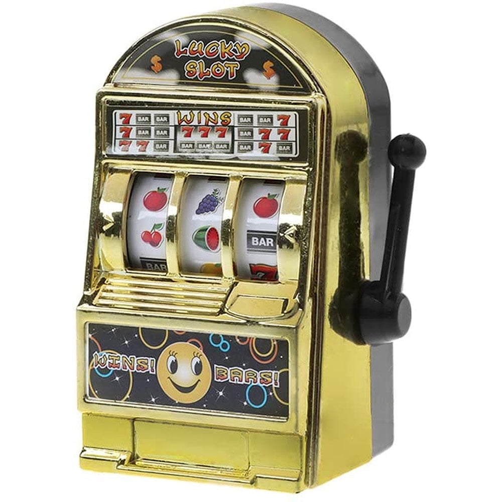 LNGOOR Slot Machine Bank with spinning reel - Walmart.com