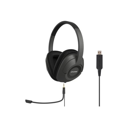 Koss SB42 USB - Headset - full size - wired - USB - dark gray | Walmart ...
