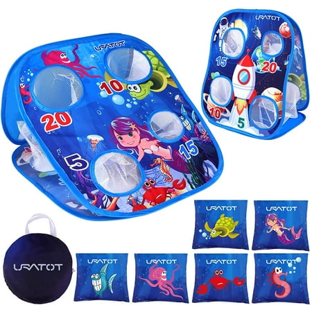 Ocean & Space Themes Collapsible Outdoor Tossing Game Bean Bag Toss ...